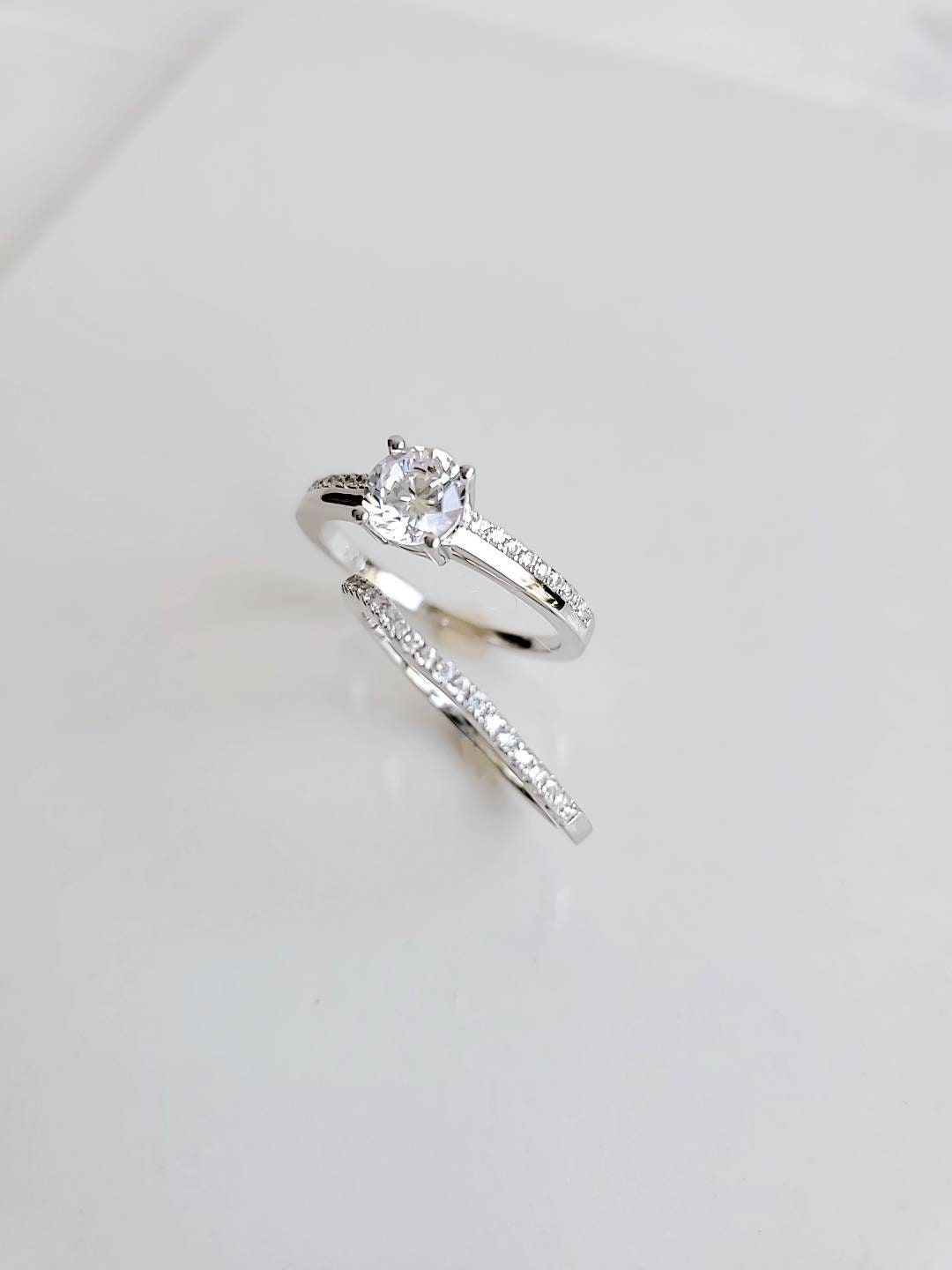Bridal Engagement Ring Set